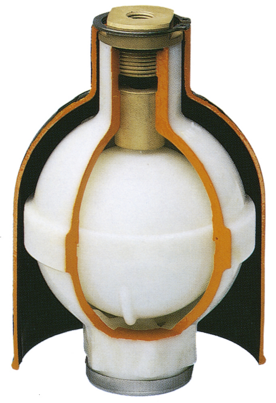 Model 996, 1” Automatic air release and vacuum valve / H-Tec